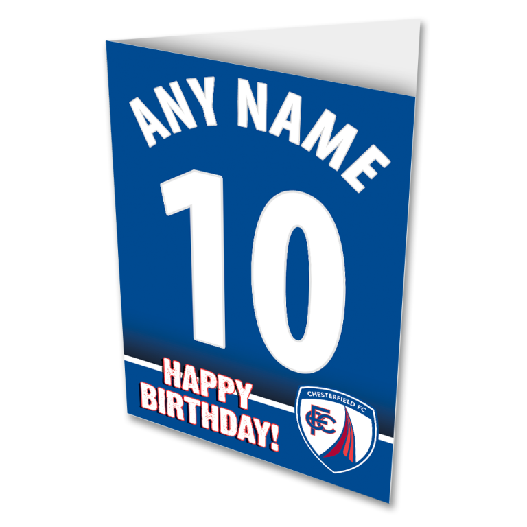 The Official Chesterfield FC Personalised Gift Shop