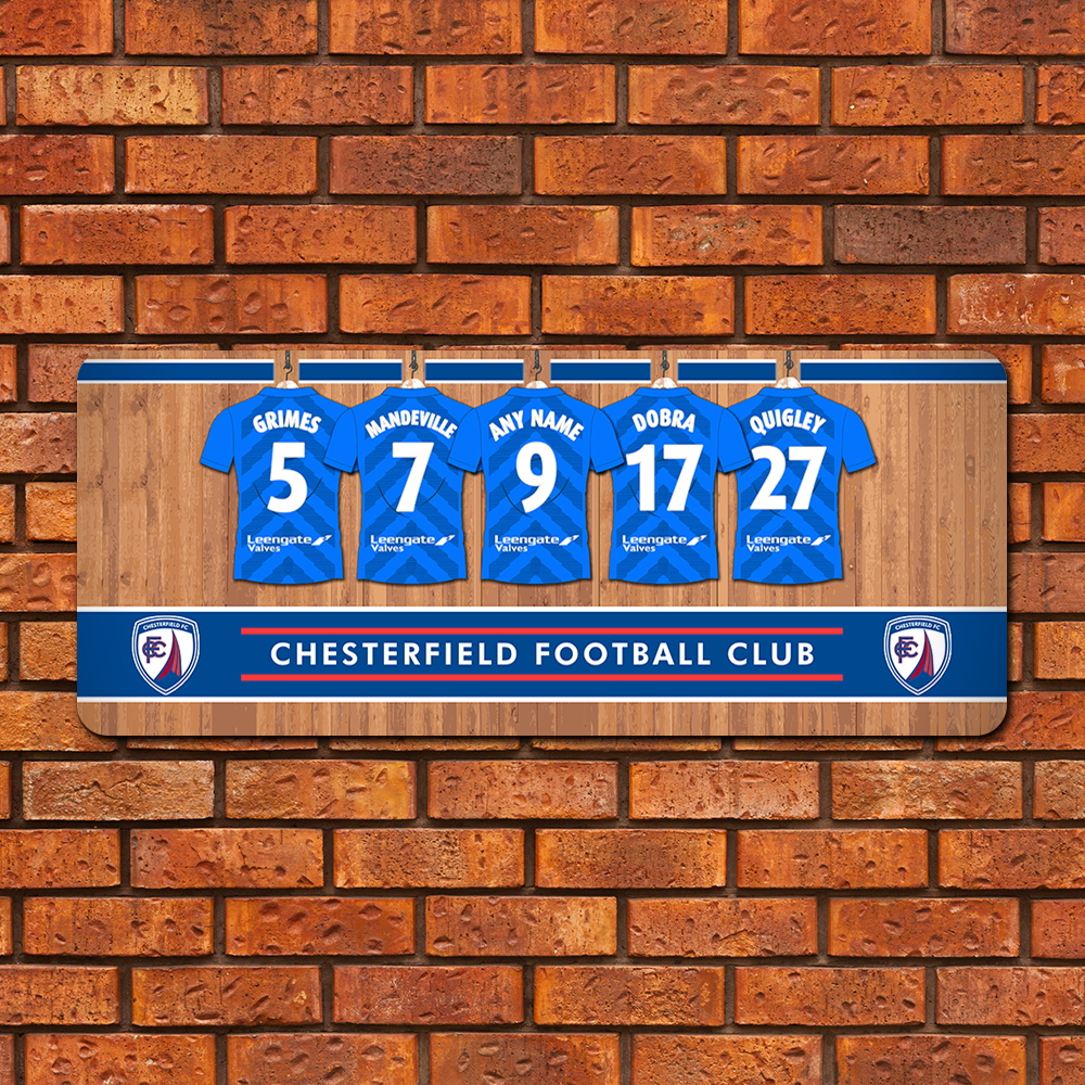 Home - The Official Chesterfield FC Personalised Gift Shop