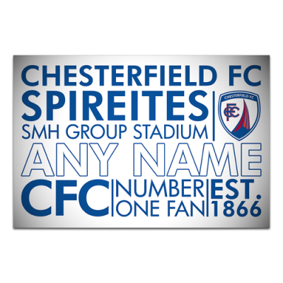 Prints & Art - The Official Chesterfield FC Personalised Gift Shop