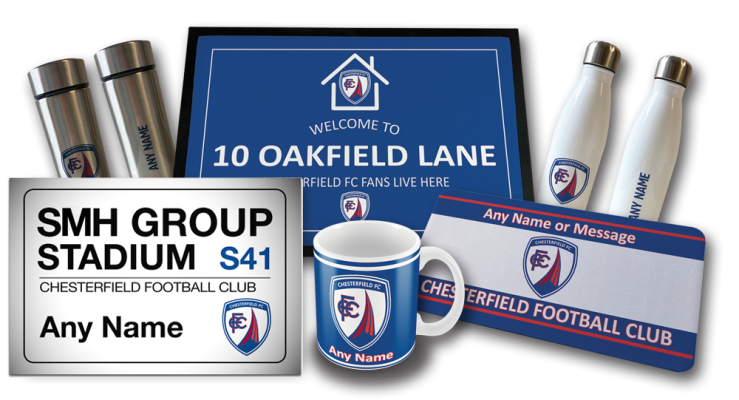 The Official Chesterfield FC Personalised Gift Shop