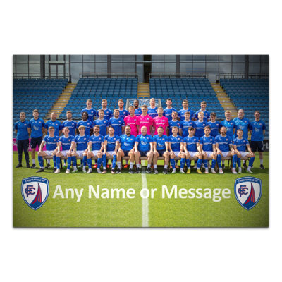 Aluminium Wall Art Chesterfield FC Squad Photo 2023-24 - The Official ...
