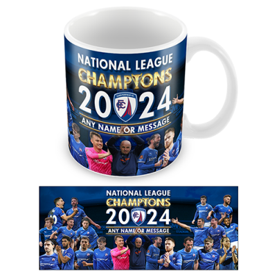 Chesterfield FC Personalised Mug Champions 2024 Players Montage - The ...