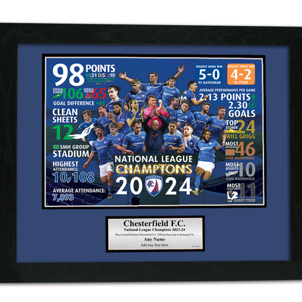 The Official Chesterfield FC Personalised Gift Shop
